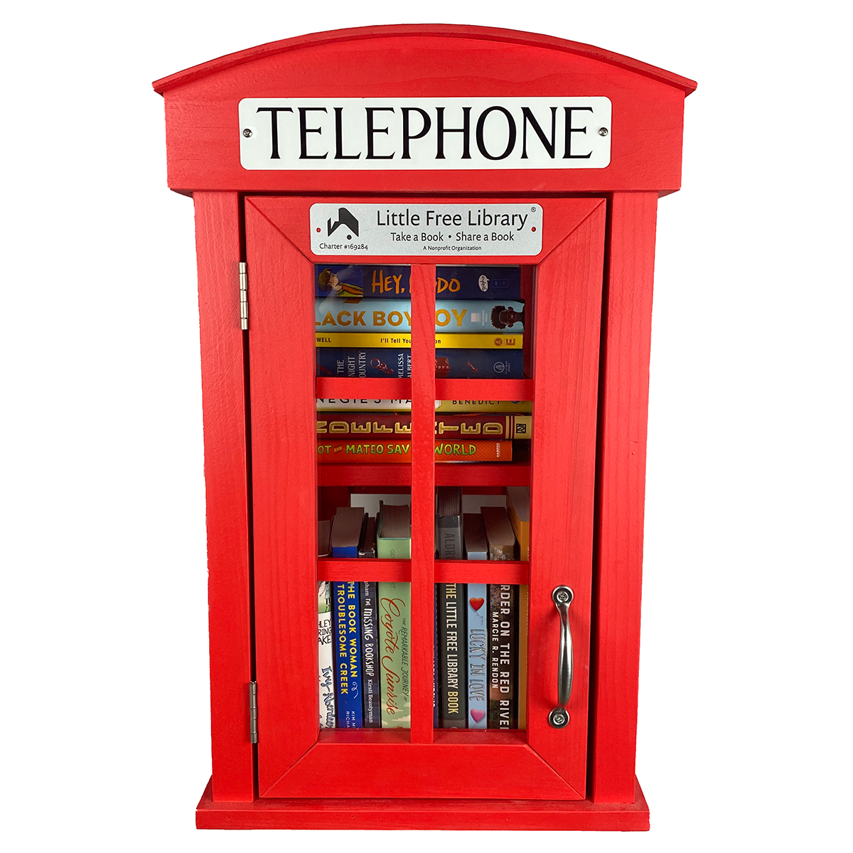 Telephone Booth Little Free Library